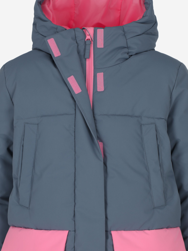 Куртка сноубордическая для девочек Termit арт. 132018 серый цвет — купить за 4249 руб. со ...
