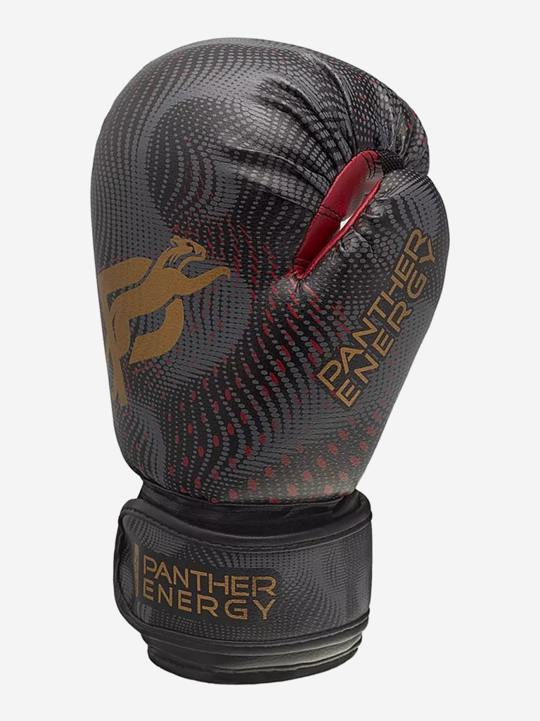 Боксерские перчатки SERIES KIDS GRAY-GOLD PANTHER ENERGY Серо-золотой ...
