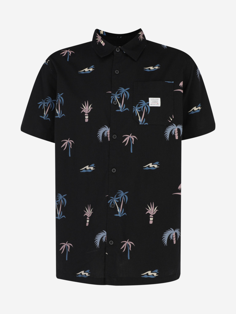 Рубашка с коротким рукавом мужская Protest арт. 1710431 черный цвет ...