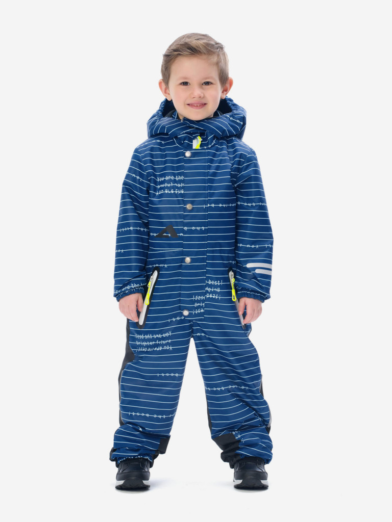 Комбинезон утепленный детский Oldos синий цвет — купить за 8599 руб. со скидкой 16 %, отзывы в ...