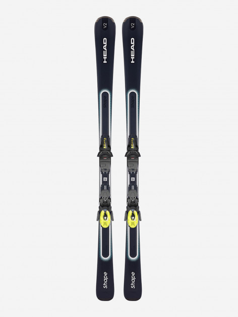 Горные лыжи с креплениями Head Shape V2 AMT-PR + PR 10 GW Black/Yellow ...