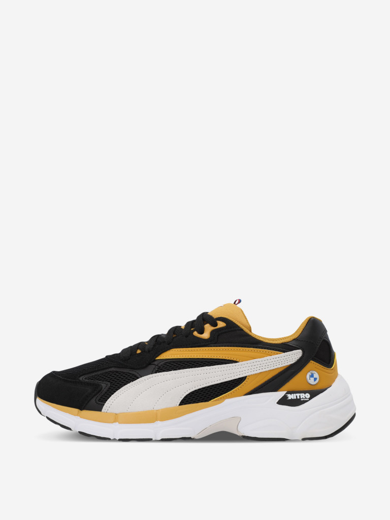 Кроссовки мужские PUMA BMW MMS Teveris Nitro арт. 307948 черный/желтый ...