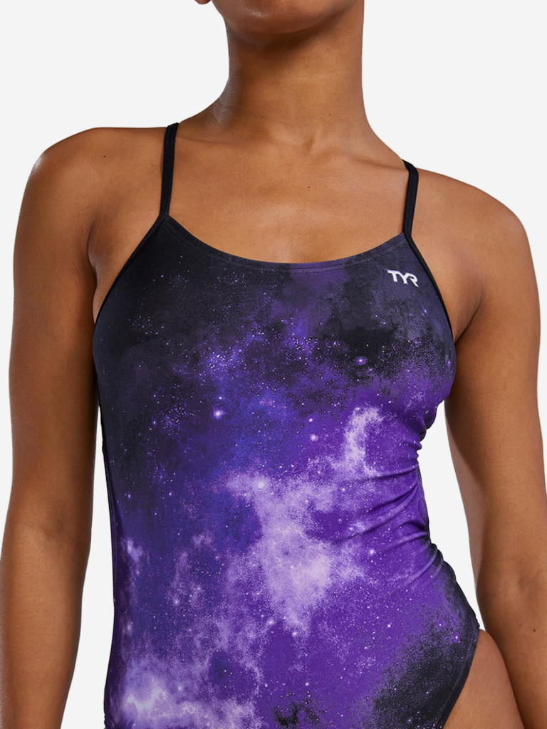 Купальник слитный TYR Starborne Cutoutfit Черный цвет — купить за 7999 ...