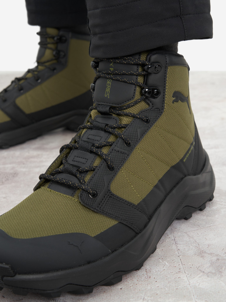 Ботинки мужские PUMA Boulder WTR арт. 309976 оливковый/черный цвет ...