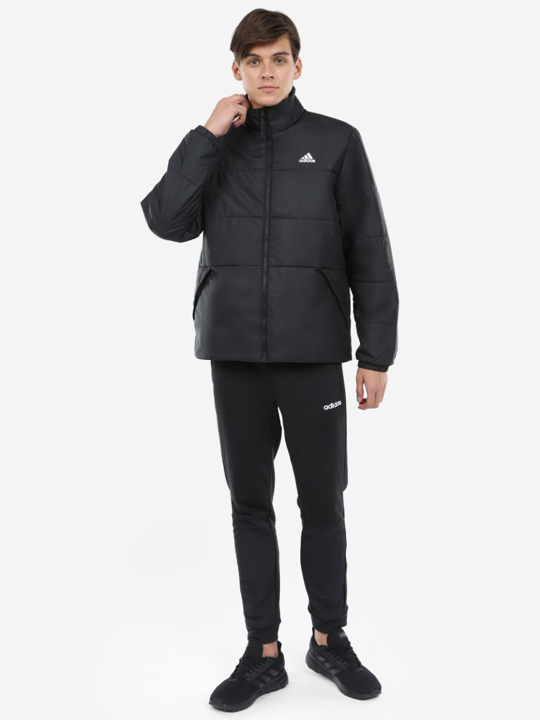 Куртка утепленная мужская adidas Basic арт. DZ1396 черный цвет — купить ...