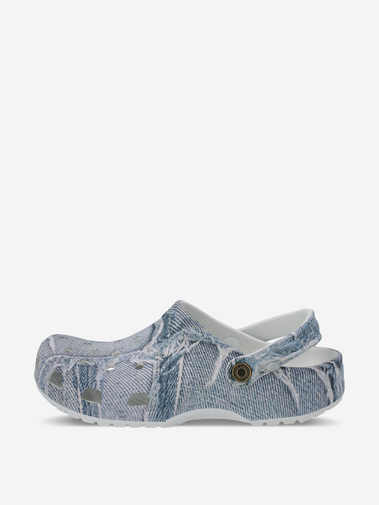 Сабо Crocs Classic Denim Clog арт. 210402 голубой цвет — купить за 5699 ...