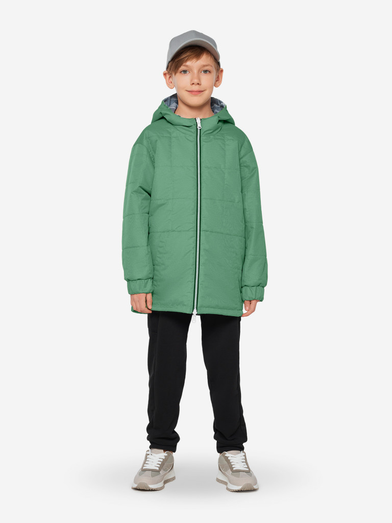 Куртка детская утепленная Oldos зеленый/серый цвет — купить за 11999 руб., отзывы в интернет ...
