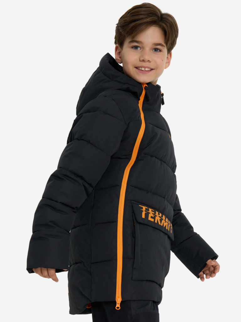 Пуховик для мальчиков Termit арт. 131192 черный цвет — купить за 4249 руб. со скидкой 50 % ...