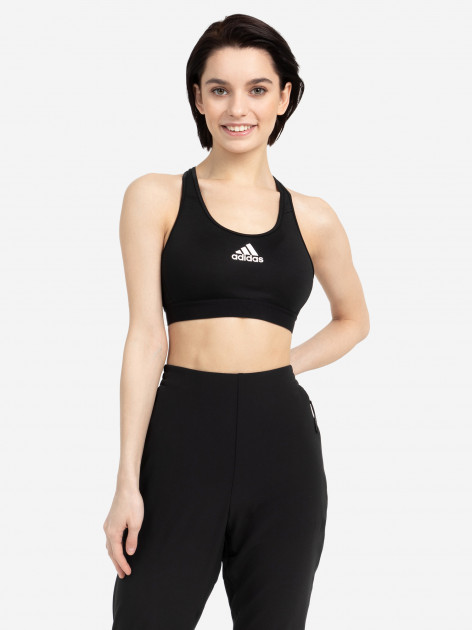 Топ бра спортивный adidas Dont Rest Alphaskin арт. FJ7262 черный цвет ...