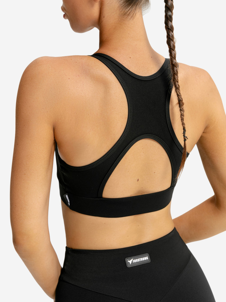 Топ спортивный женский Forstrong Jay Черный цвет — купить за 3100 руб. со скидкой 24 %, отзывы в ...