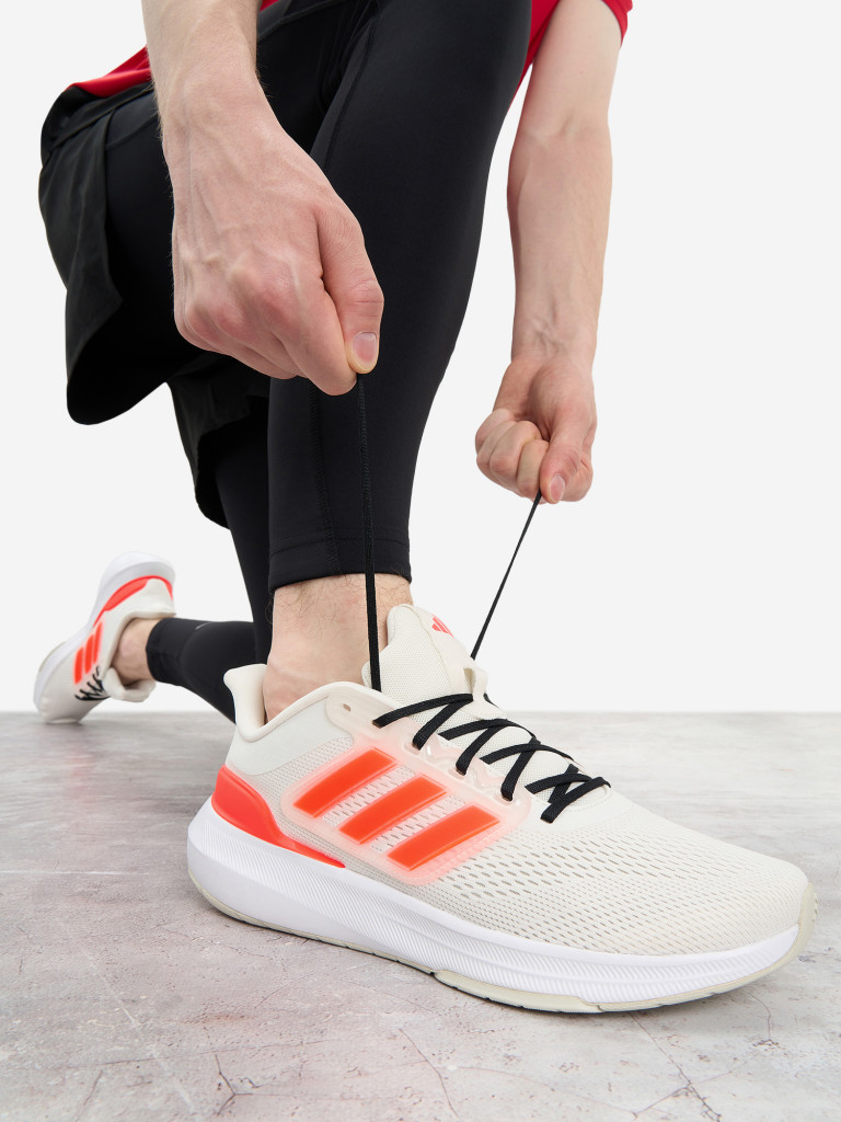 Кроссовки мужские adidas Ultrabounce арт. IE0715 белый/красный цвет ...