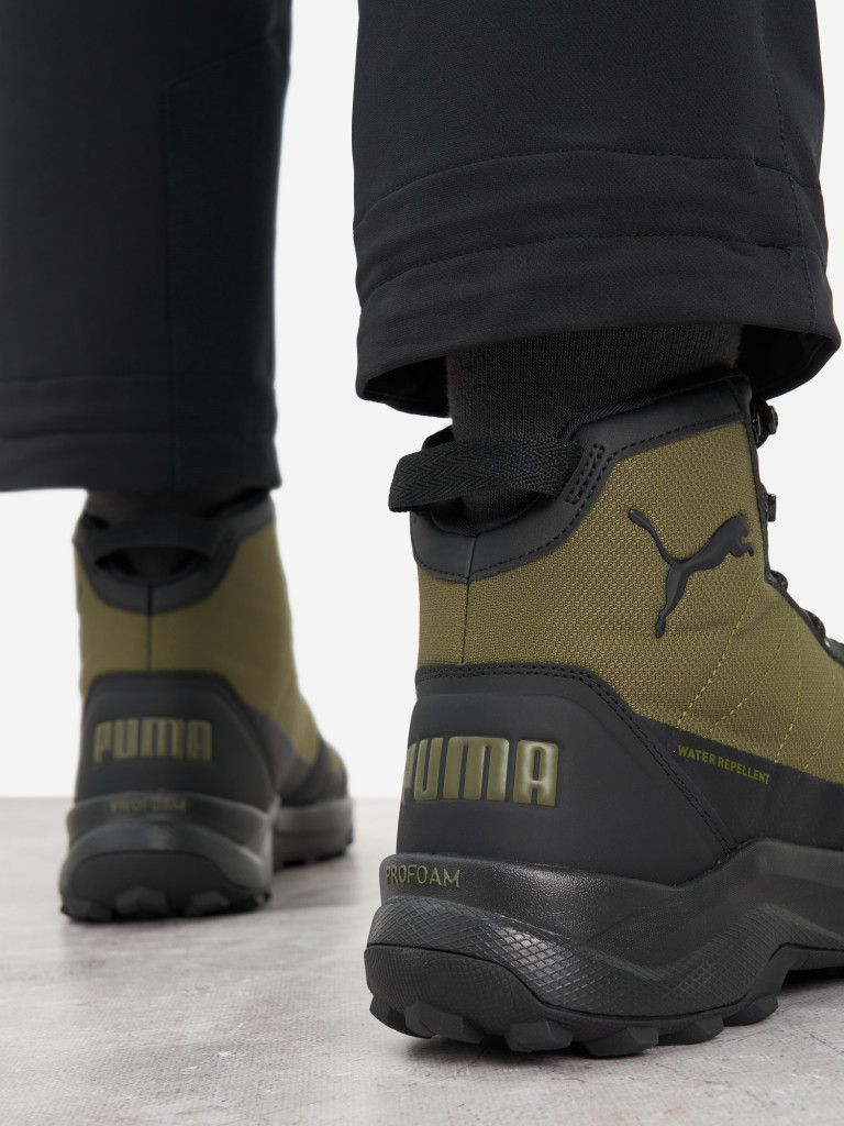Ботинки мужские PUMA Boulder WTR арт. 309976 оливковый/черный цвет ...