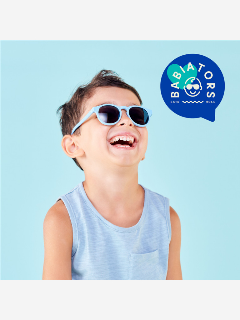 Солнцезащитные очки детские Babiators Keyhole голубой цвет — купить за 2375 руб. со скидкой 30 % ...