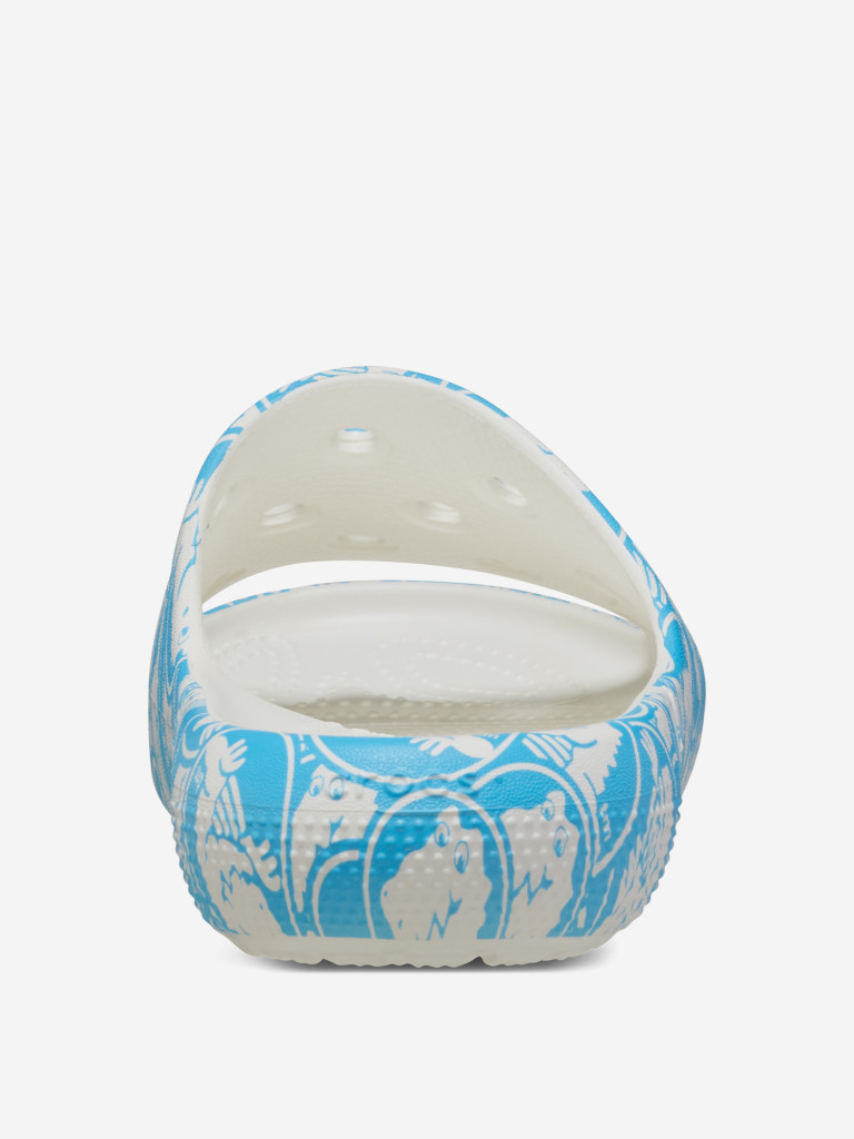 Шлепанцы женские Crocs Classic Duke Print Slide V2 арт. 209991 голубой ...
