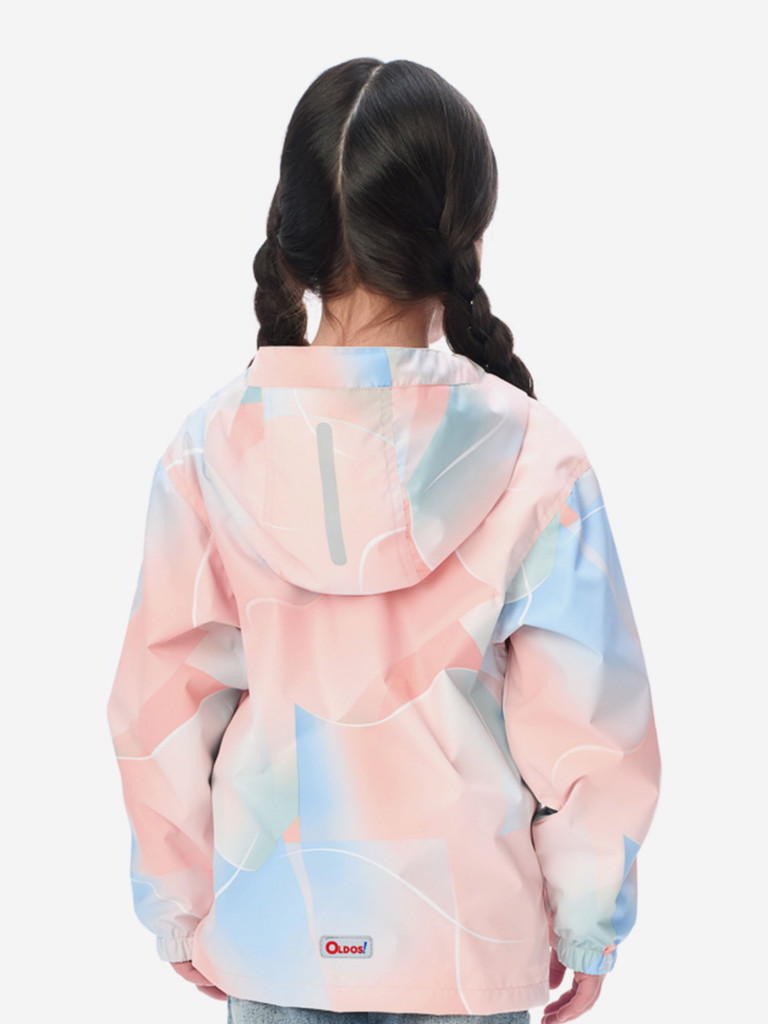 Ветровка для девочки Oldos персиковый цвет — купить за 5999 руб. со скидкой 15 %, отзывы в ...