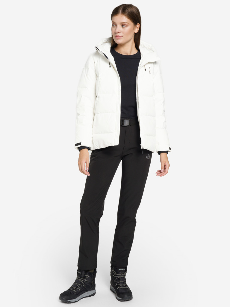 Пуховик женский Pelliot арт. 12240828 белый цвет — купить за 5399 руб. со скидкой 70 %, отзывы в ...