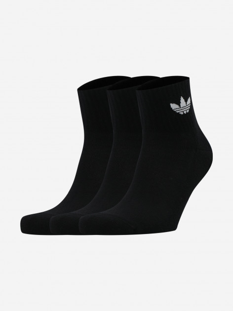 Носки adidas, 3 пары арт. FM0643 черный цвет — купить за 879 руб. со ...
