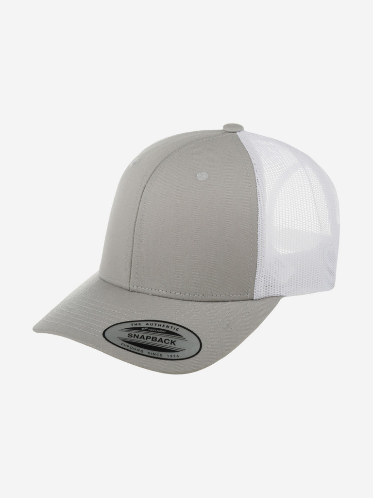 Бейсболка с сеточкой FLEXFIT 6606T (серый) серый / белый цвет — купить ...
