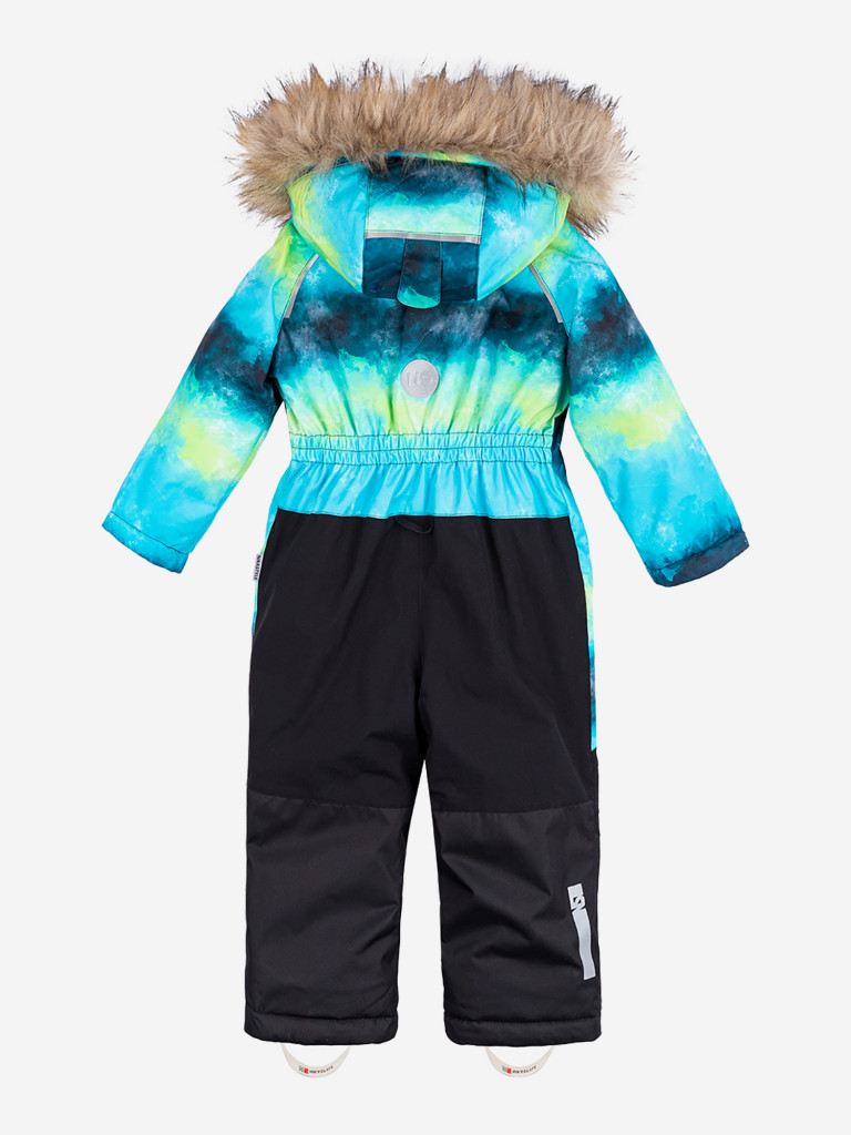 Комбинезон зимний для мальчика NIKASTYLE салатовый/черный цвет — купить за 6350 руб. со скидкой ...