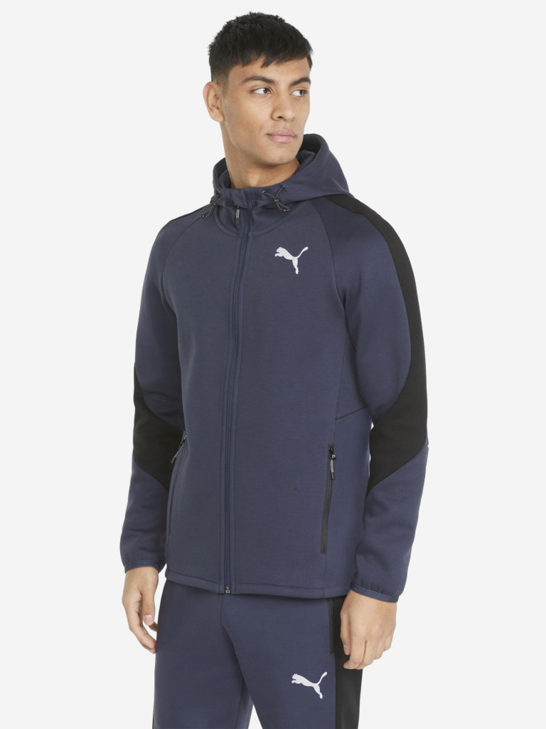 Толстовка мужская PUMA Evostripe арт. 847401 синий цвет — купить за ...