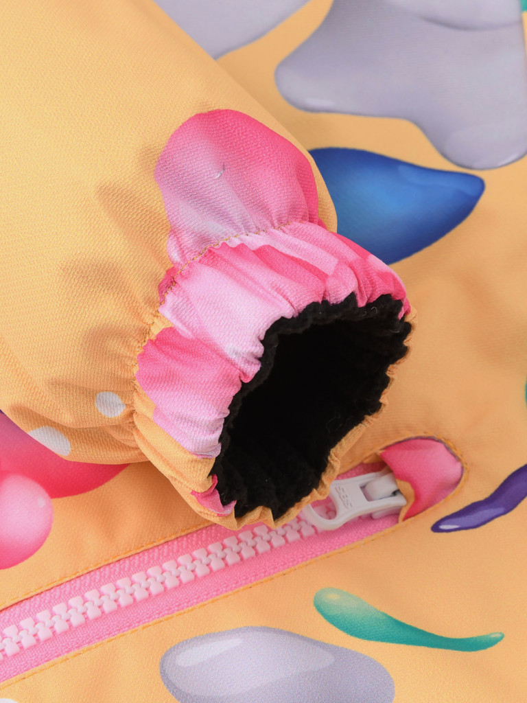 Куртка утепленная для девочки Oldos банановый цвет — купить за 6499 руб. со скидкой 16 %, отзывы ...