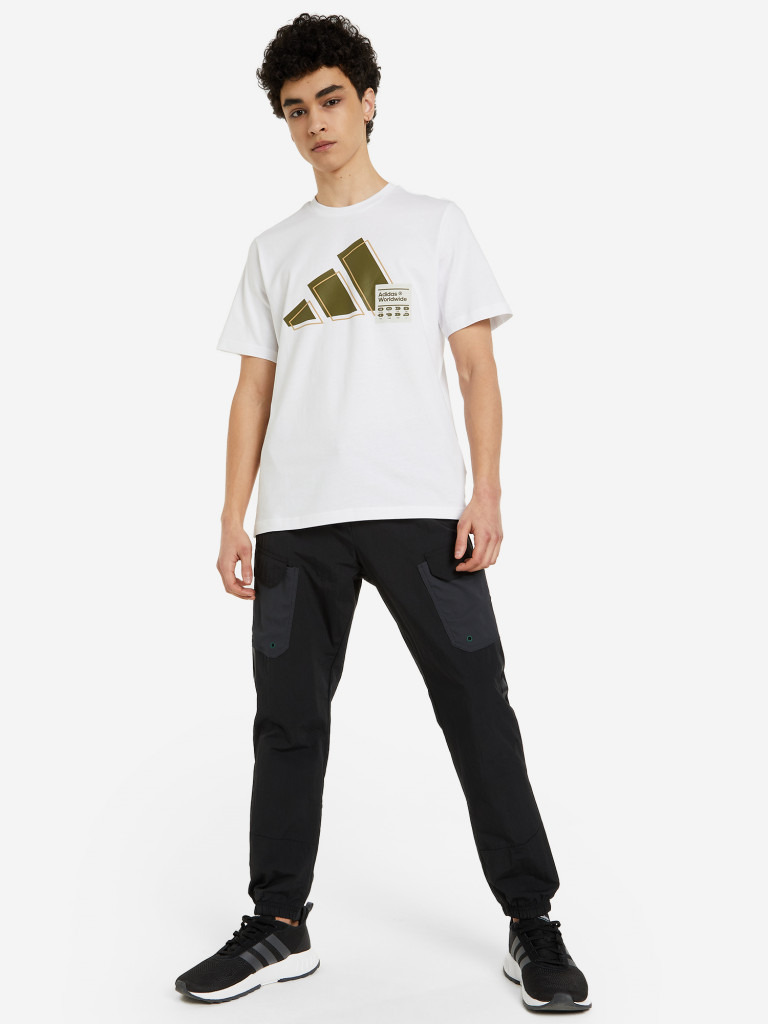 Футболка мужская adidas арт. GV5159 белый цвет — купить за 1349 руб. со ...