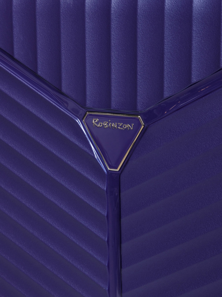 Чемодан Robinzon сиреневый цвет — купить за 14630 руб. со скидкой 30 % ...