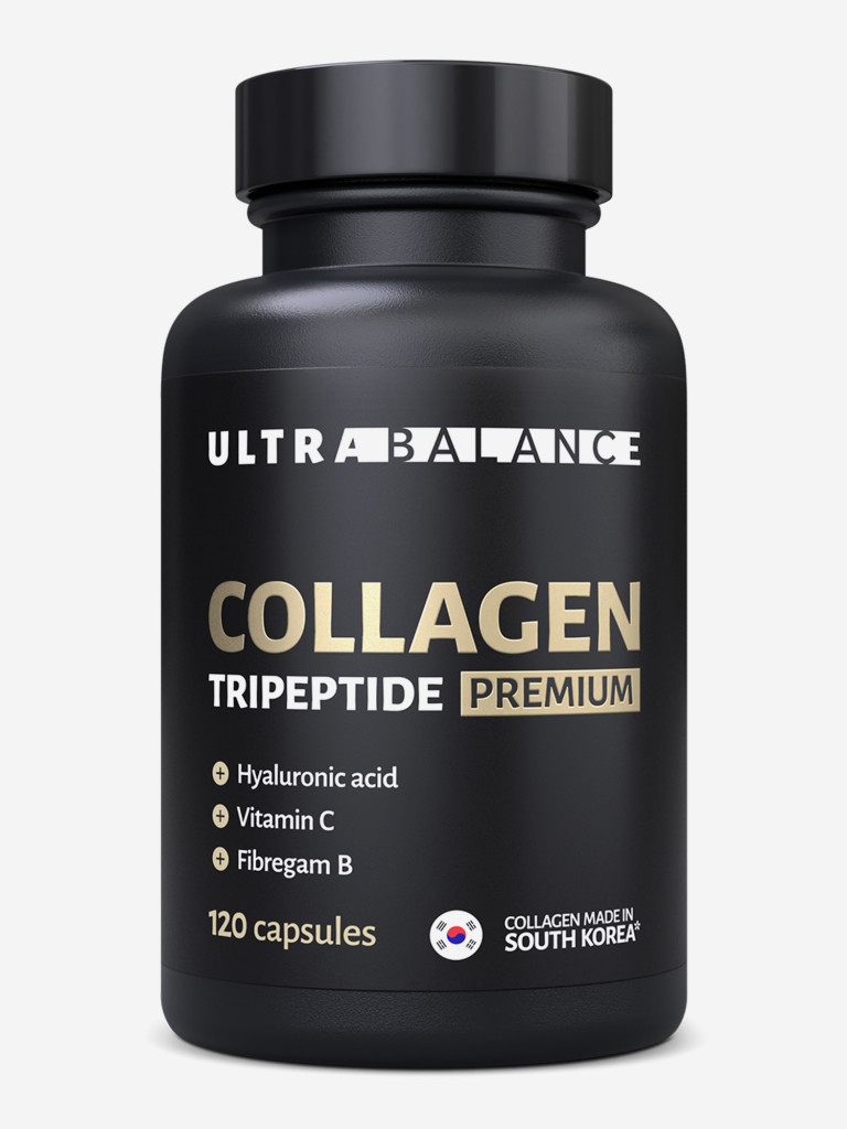 Коллаген, 120 капсул, UltraBalance Collagen Tripeptide Premium Без ...