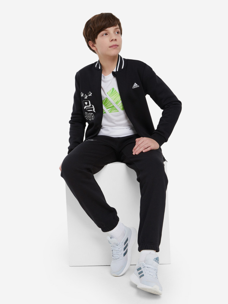 Костюм для мальчиков adidas арт. IA1584 черный цвет — купить за 6899 ...