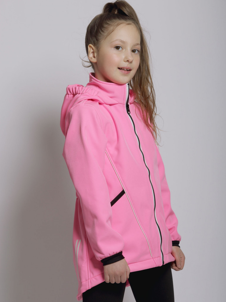 Ветровка Софтшелл SoftShell для девочки Artel арт. 61019 н.розовый цвет — купить за 3205 руб. со ...