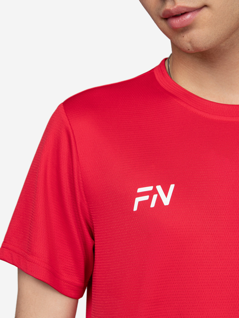 Футболка мужская FN T-shirt красный цвет — купить за 590 руб. со ...