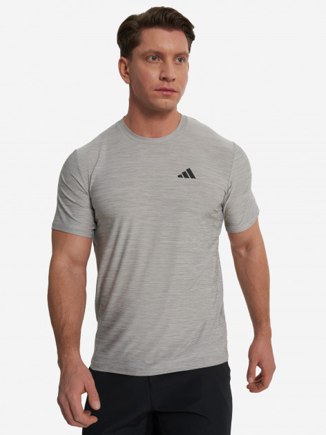 Футболка мужская adidas арт. IC7416 серый цвет — купить за 1999 руб. со ...