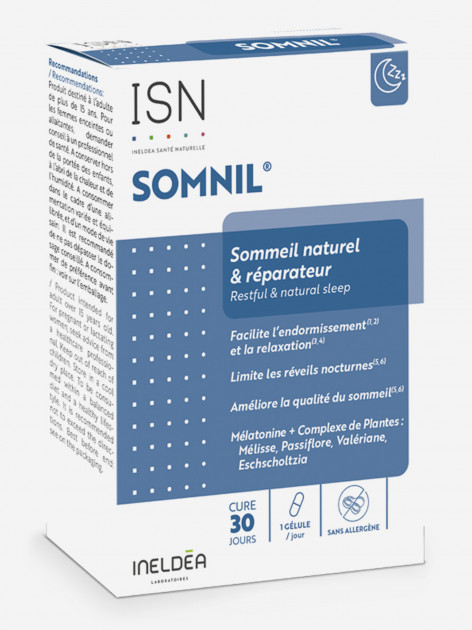 ISN Сомнил / SOMNIL (капсулы массой 555 мг), 30 капсул Мультицвет цвет ...