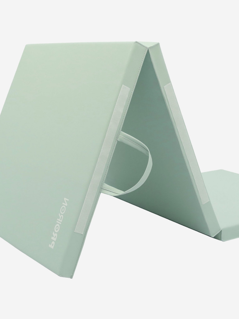 Мат спортивный PROIRON 3 сложения 183х61х4 см Зеленый цвет — купить за 5250 руб. со скидкой 12 % ...