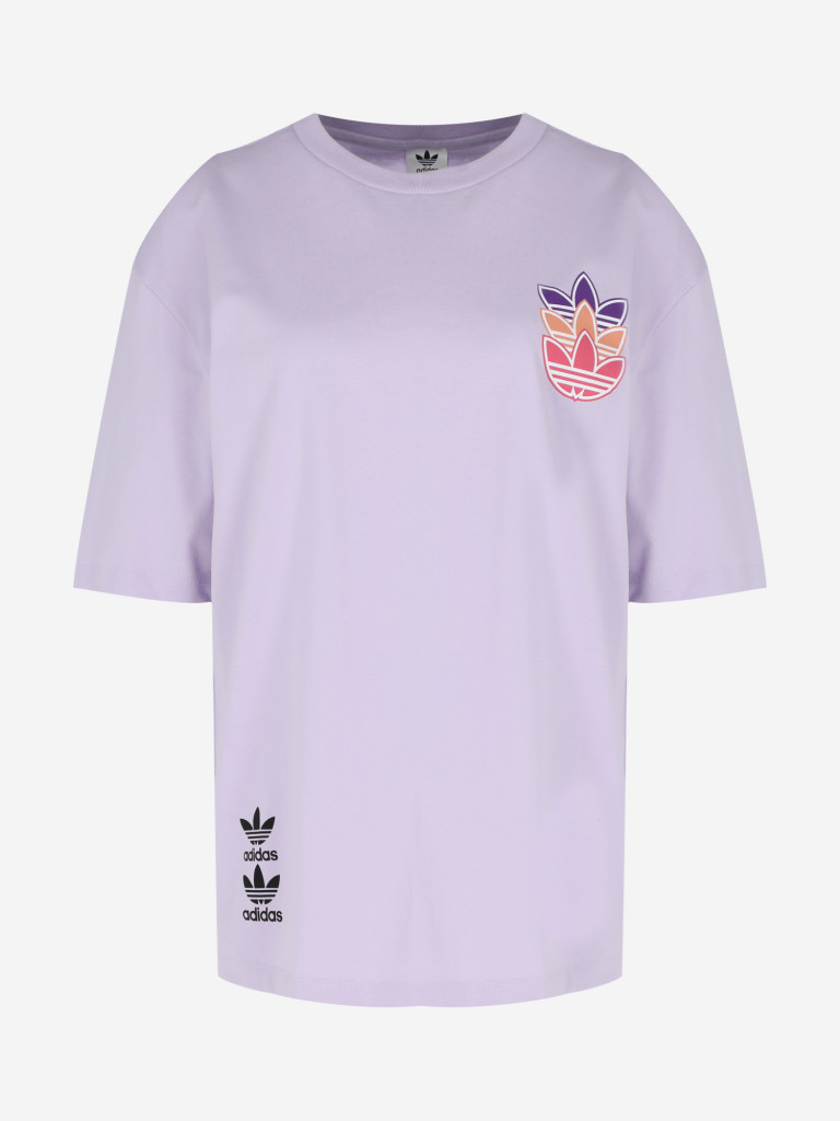 Футболка женская adidas Logo Play арт. H22744 светло-сиреневый цвет ...