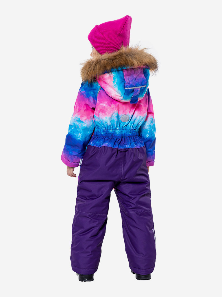 Комбинезон зимний для девочки NIKASTYLE лиловый/черничный цвет — купить за 6350 руб. со скидкой ...