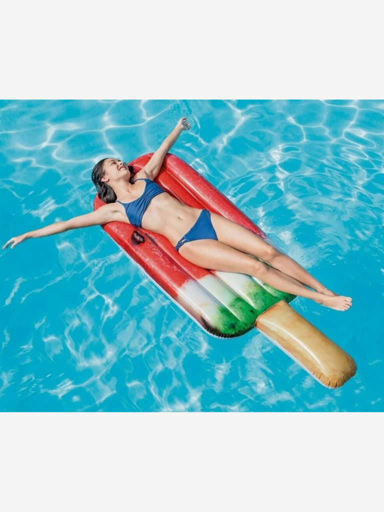 Матрас плавательный надувной Intex 58751EU Watermelon Popsicle Float (191х76см) Красный цвет ...