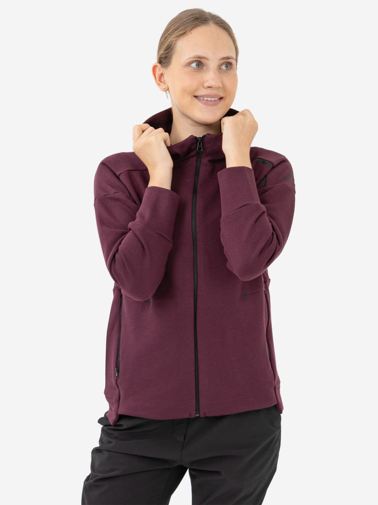 Джемпер женский Rosomaha из футера темно-бордовый цвет — купить за 4990 ...