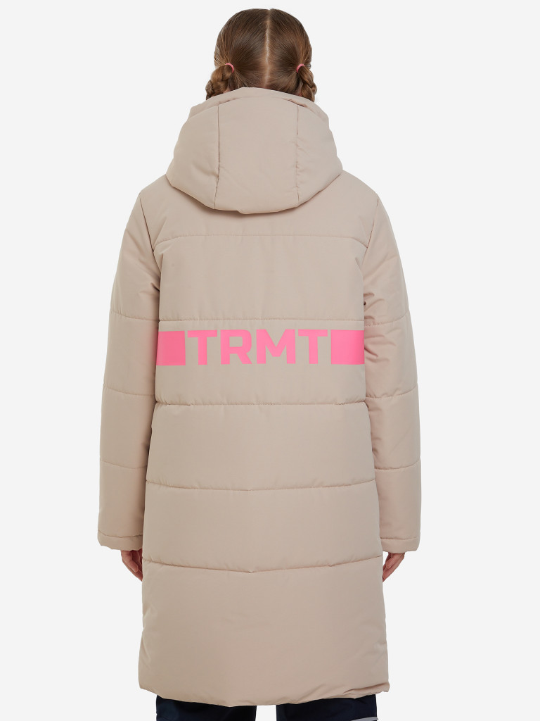 Пальто утепленное для девочек Termit арт. 124634 светло-бежевый цвет — купить за 2249 руб. со ...