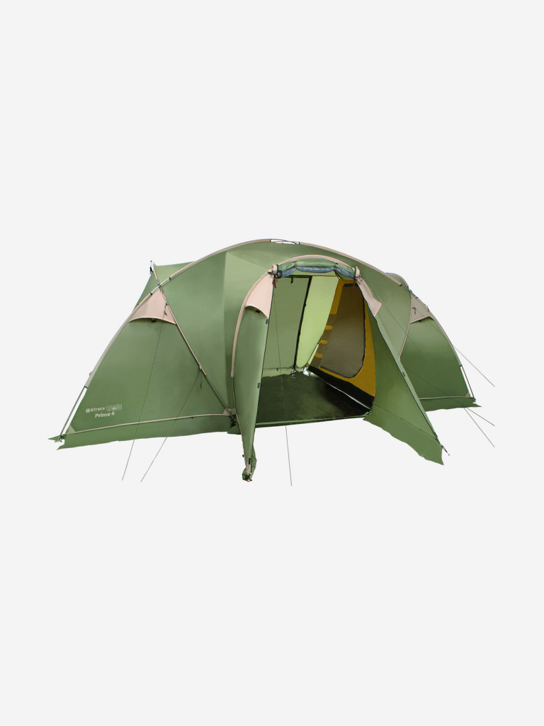 Палатка BTrace Prime 4, Зеленый/Бежевый зеленый, бежевый цвет — купить за 62900 руб., отзывы в ...