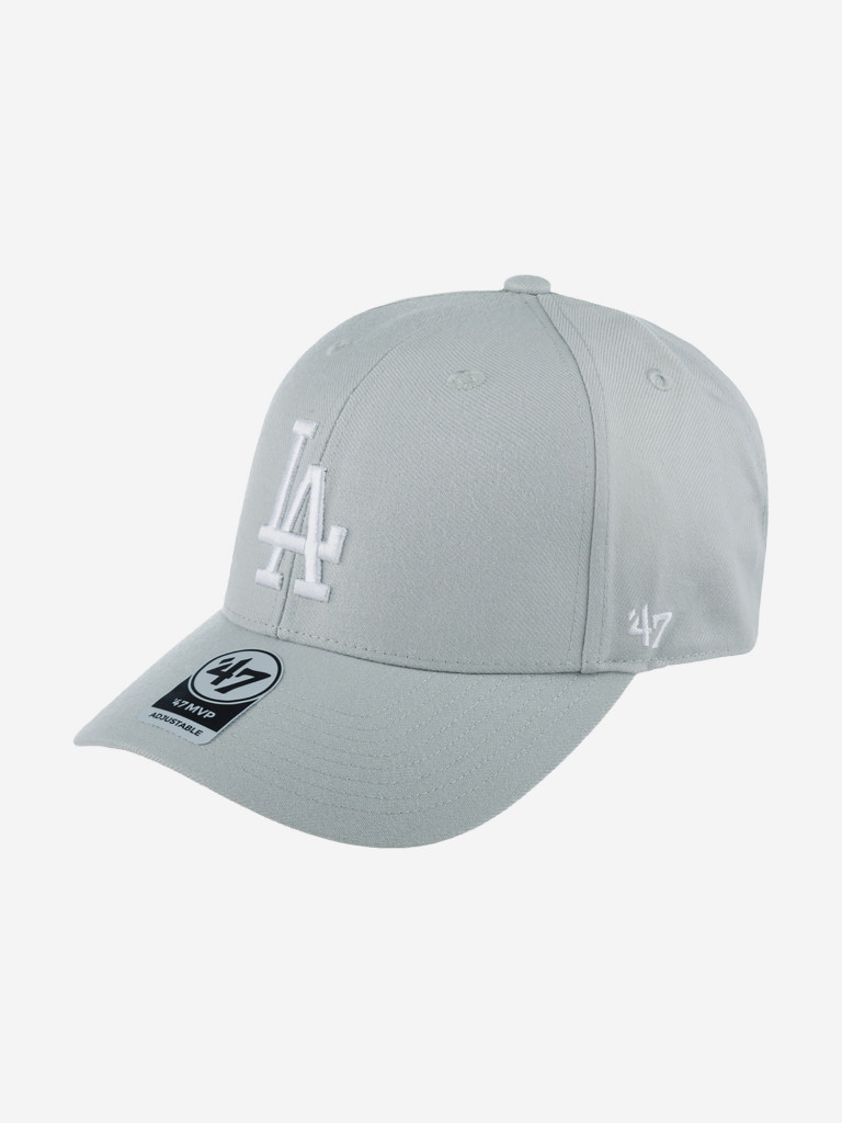 Бейсболка 47 BRAND B-MVP12WBV-LG Los Angeles Dodgers MLB (серый) светло-серый цвет — купить за ...