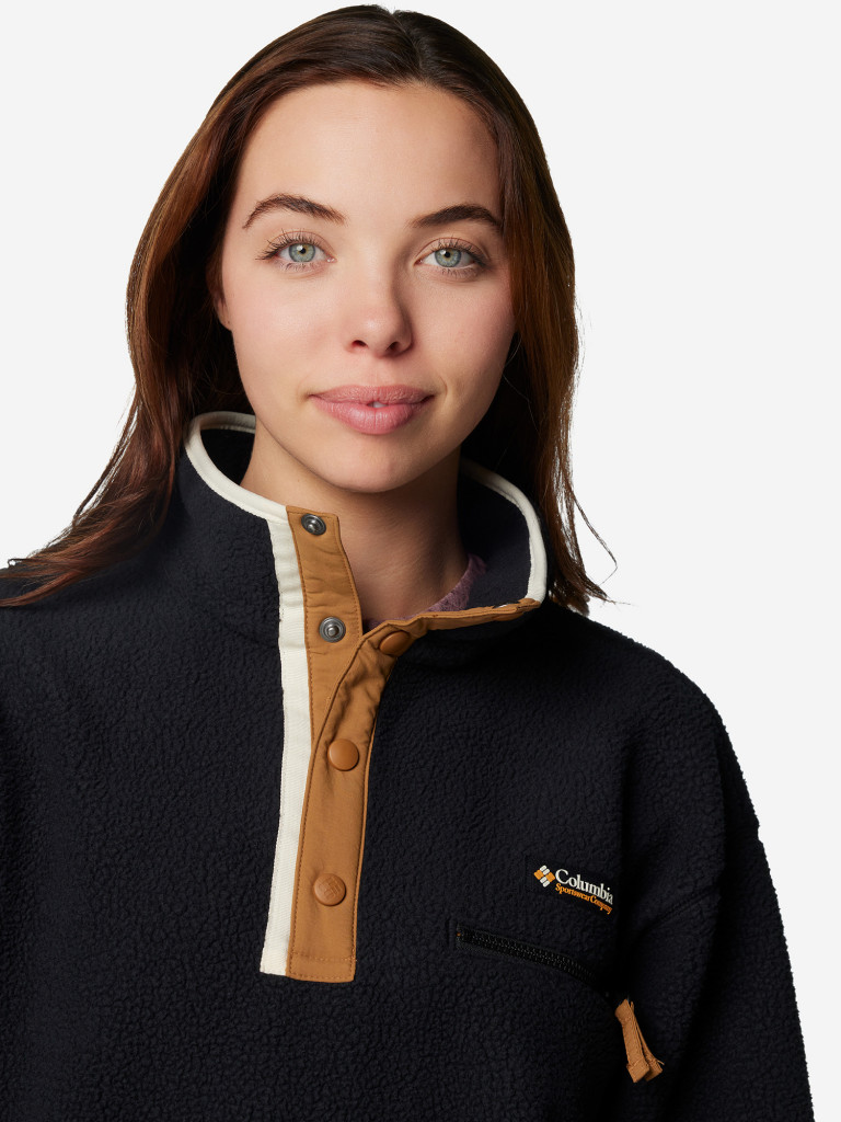 Джемпер флисовый женский Columbia Helvetia II Cropped Half Snap Fleece ...