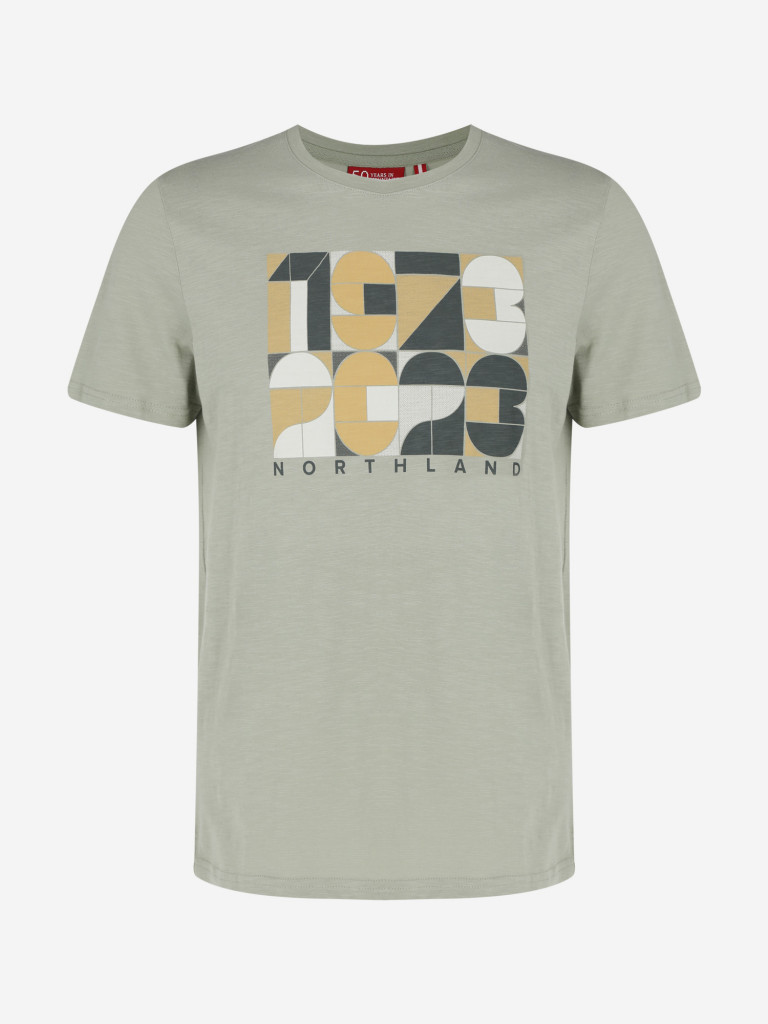 Футболка мужская Northland арт. 120874 светло-серый цвет — купить за 649 руб. со скидкой 50 % ...