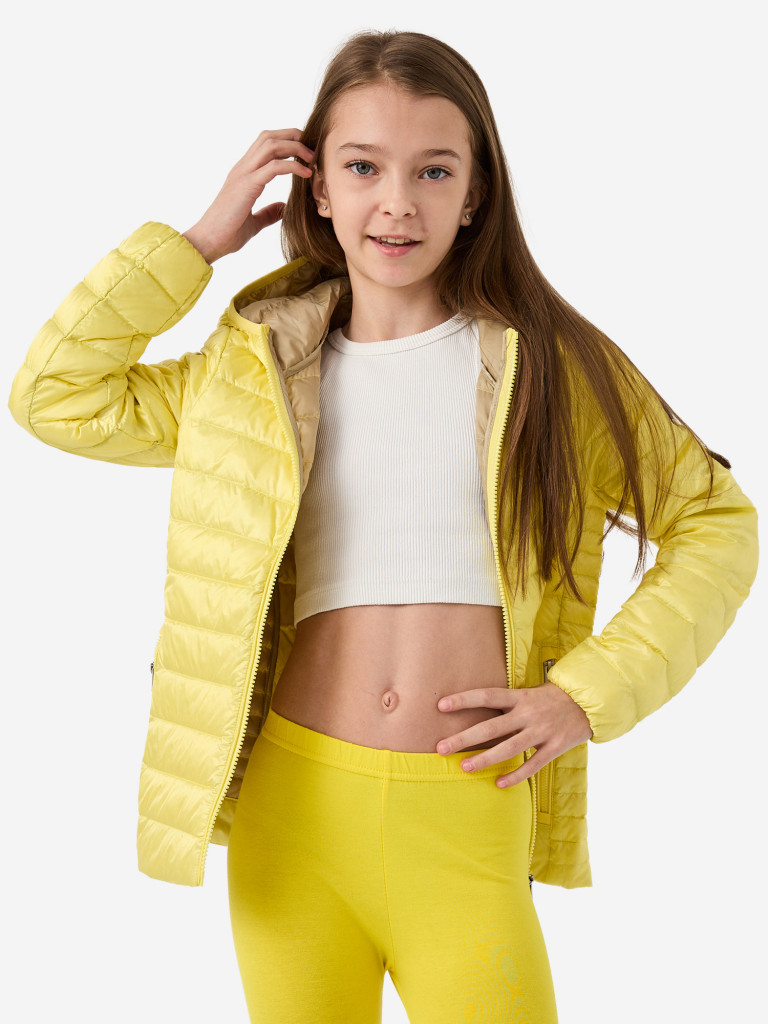 Куртка утепленная для девочек KATEN CARRIE GIRL Желтый цвет — купить за ...