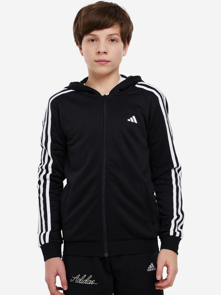 Толстовка для мальчиков adidas арт. HY1102 черный цвет — купить за 3179 ...