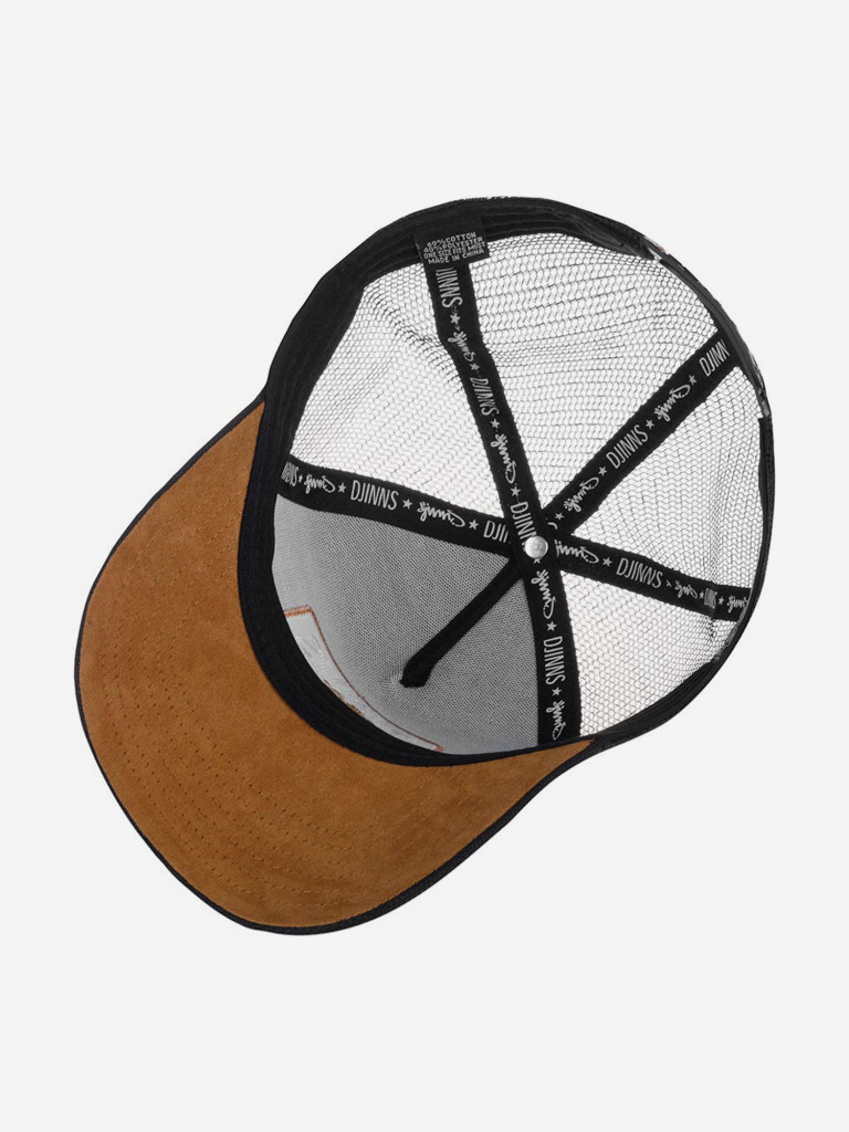 Бейсболка с сеточкой DJINNS HFT Cap Nothing Club (черный) черный цвет ...