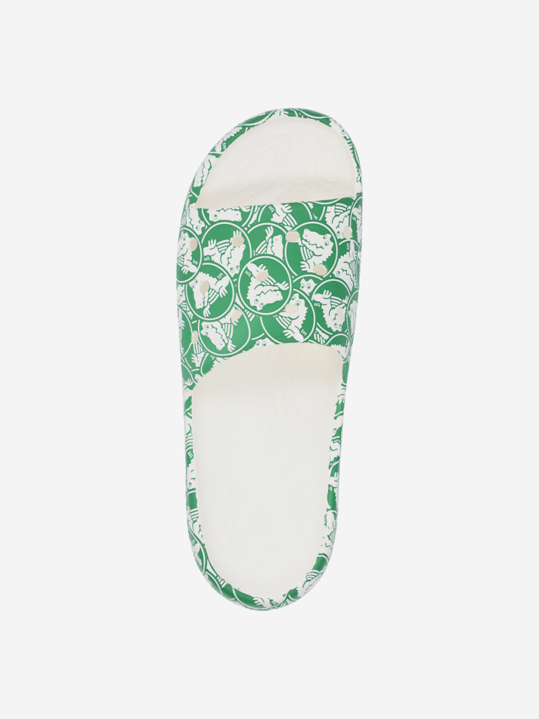 Шлепанцы мужские Crocs Classic Duke Print Slide V2 арт. 209991 зеленый ...