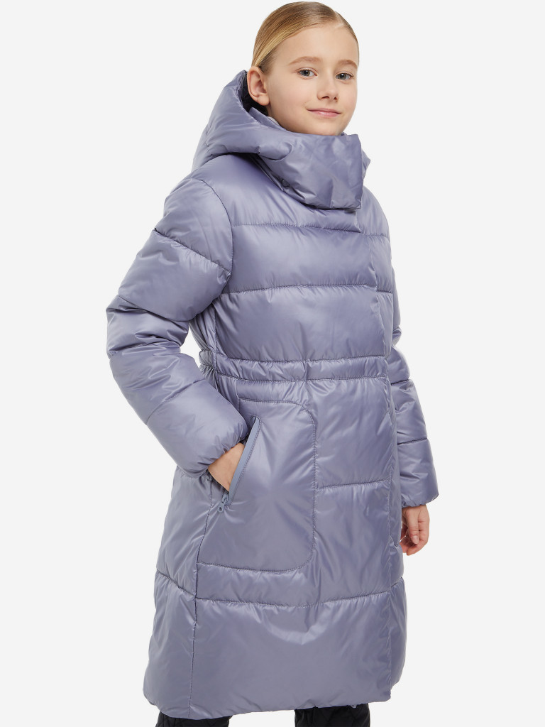 Пальто утепленное для девочек Oldos! арт. OCAW23JK2T105 серый цвет — купить за 7199 руб. со ...