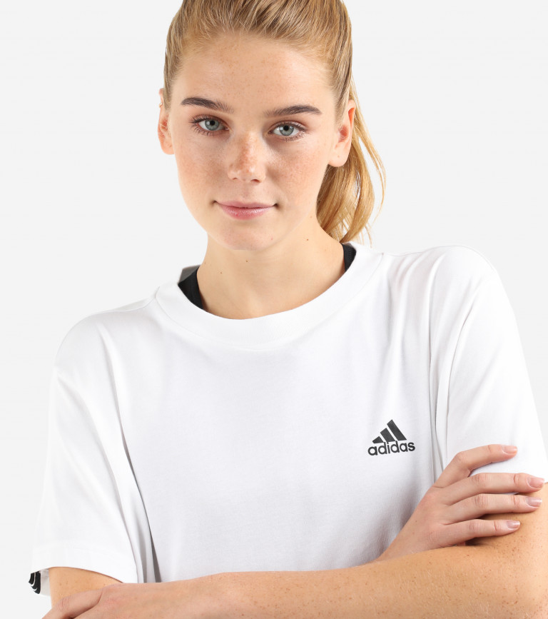 Футболка женская adidas Must Haves 3-Stripes арт. GH3799 белый цвет ...