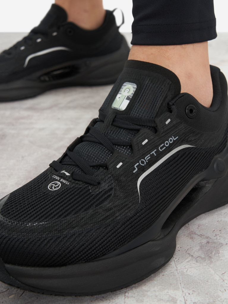 Кроссовки мужские Li-Ning Soft Cool арт. AGLU025-1F черный цвет ...